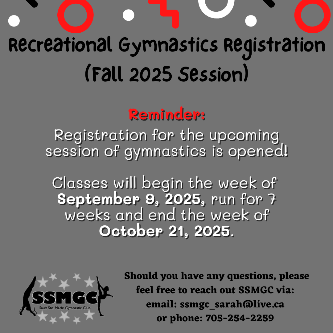 Fall Recreational Classes 2025 | SSMGC